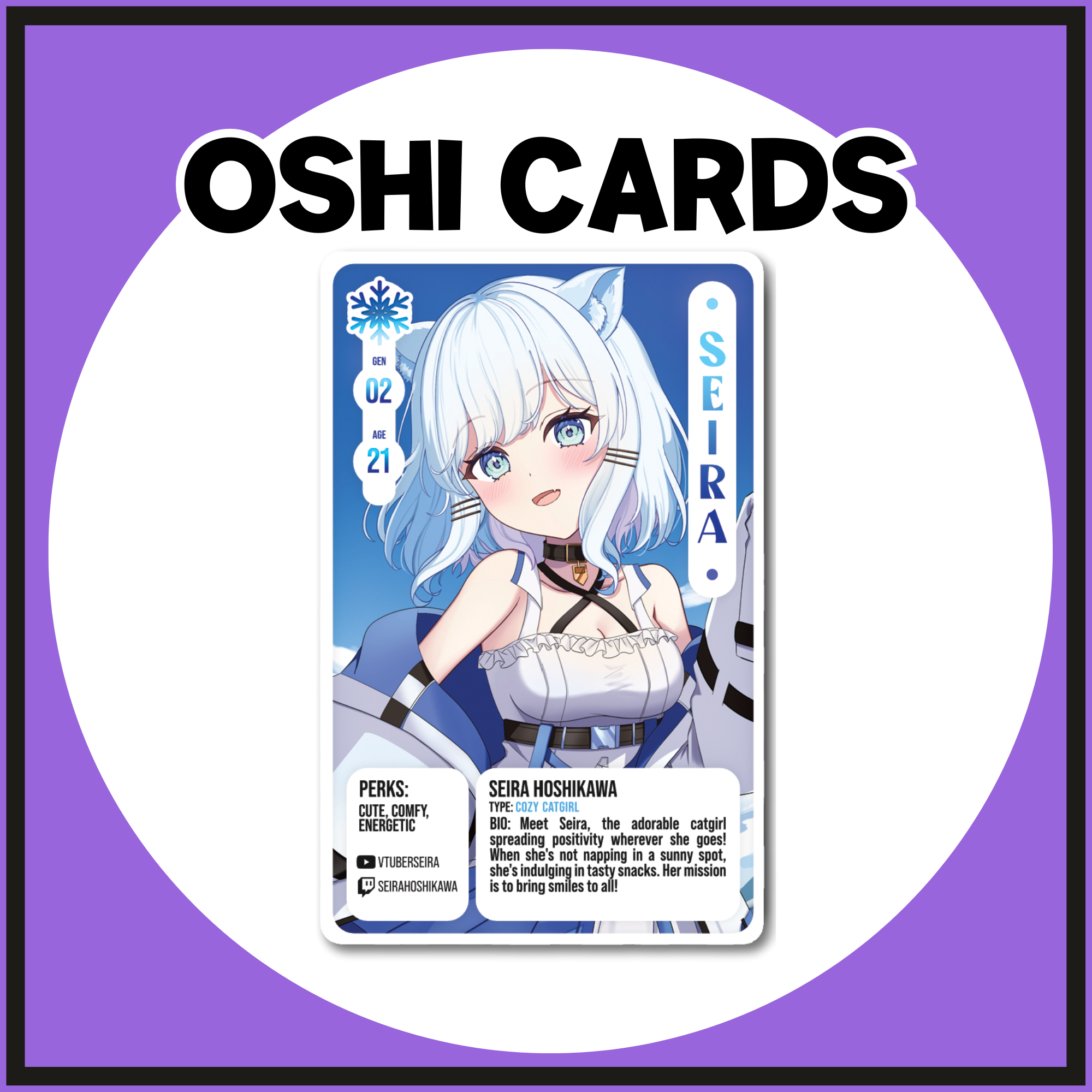 Hoshikawa Seira Oshi Card GEN 02 – V-Oshi