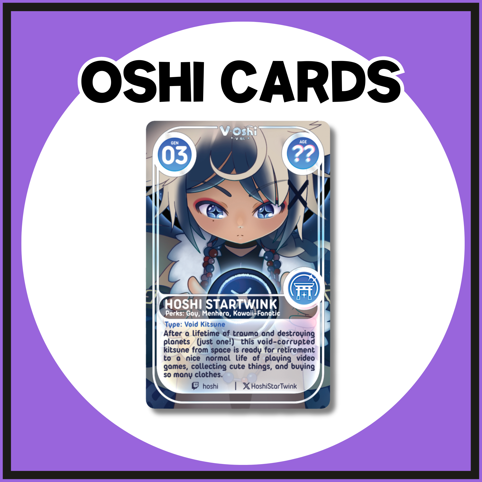 Hoshi Startwink Oshi Card GEN 03 – V-Oshi