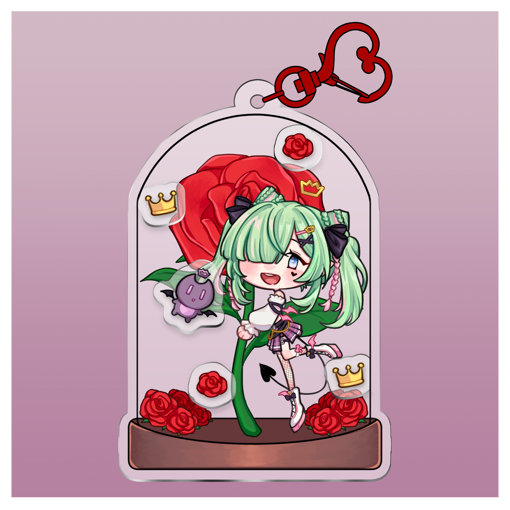 Airi Viridis B-Day Shaker Keychain – V-Oshi