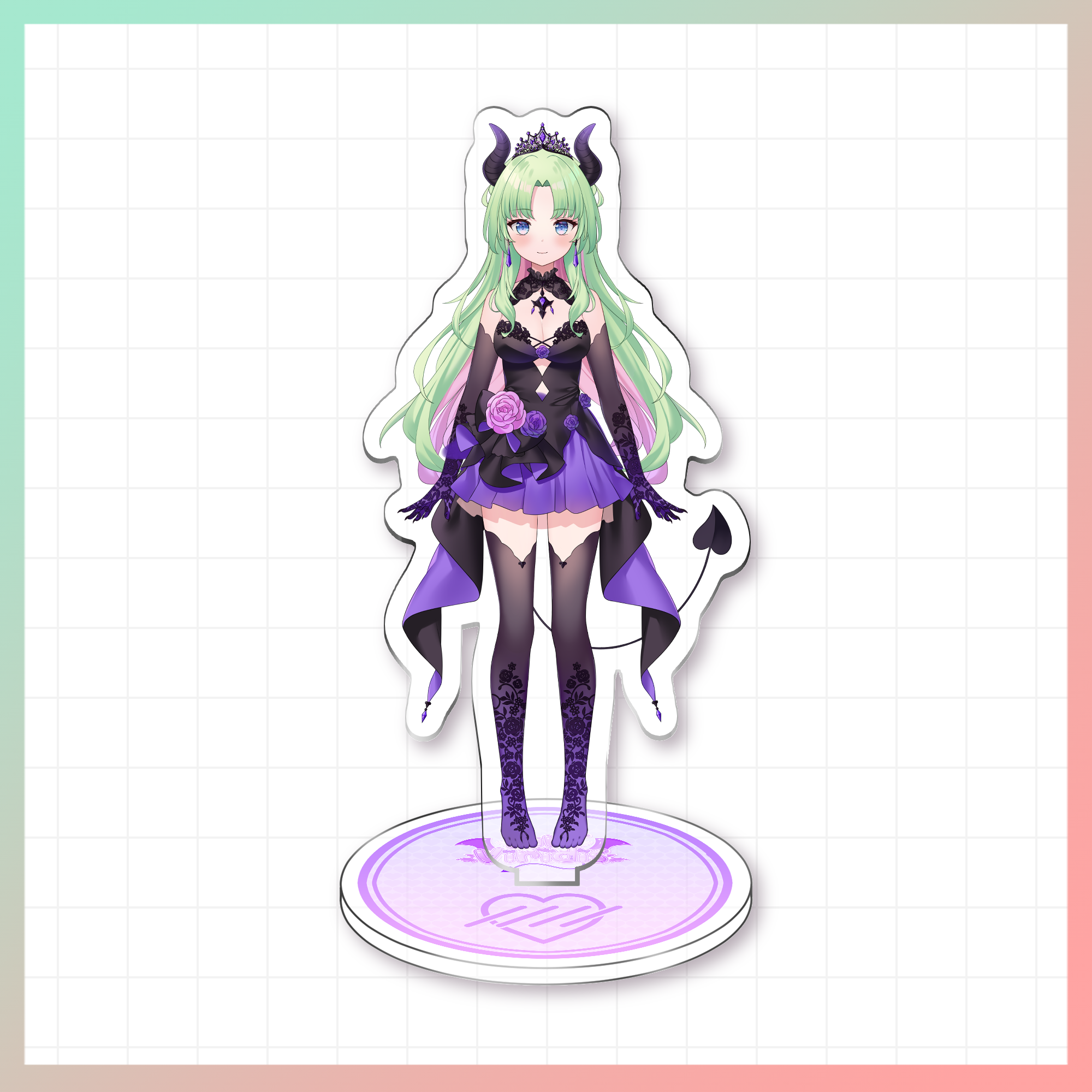 V Dere Airi Viridis Sorceress Model Standee V Oshi