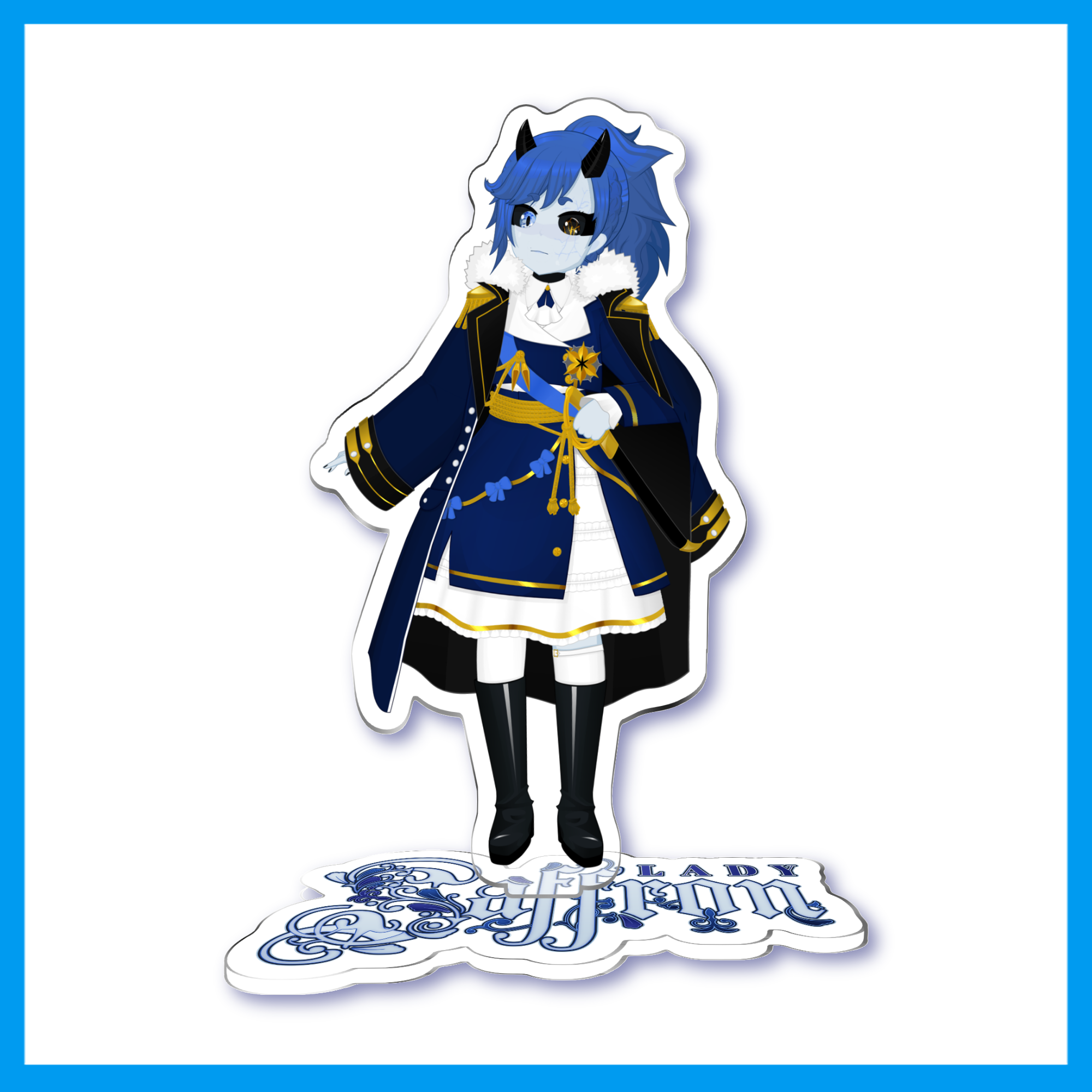 Lady Saffron Standee – V-Oshi