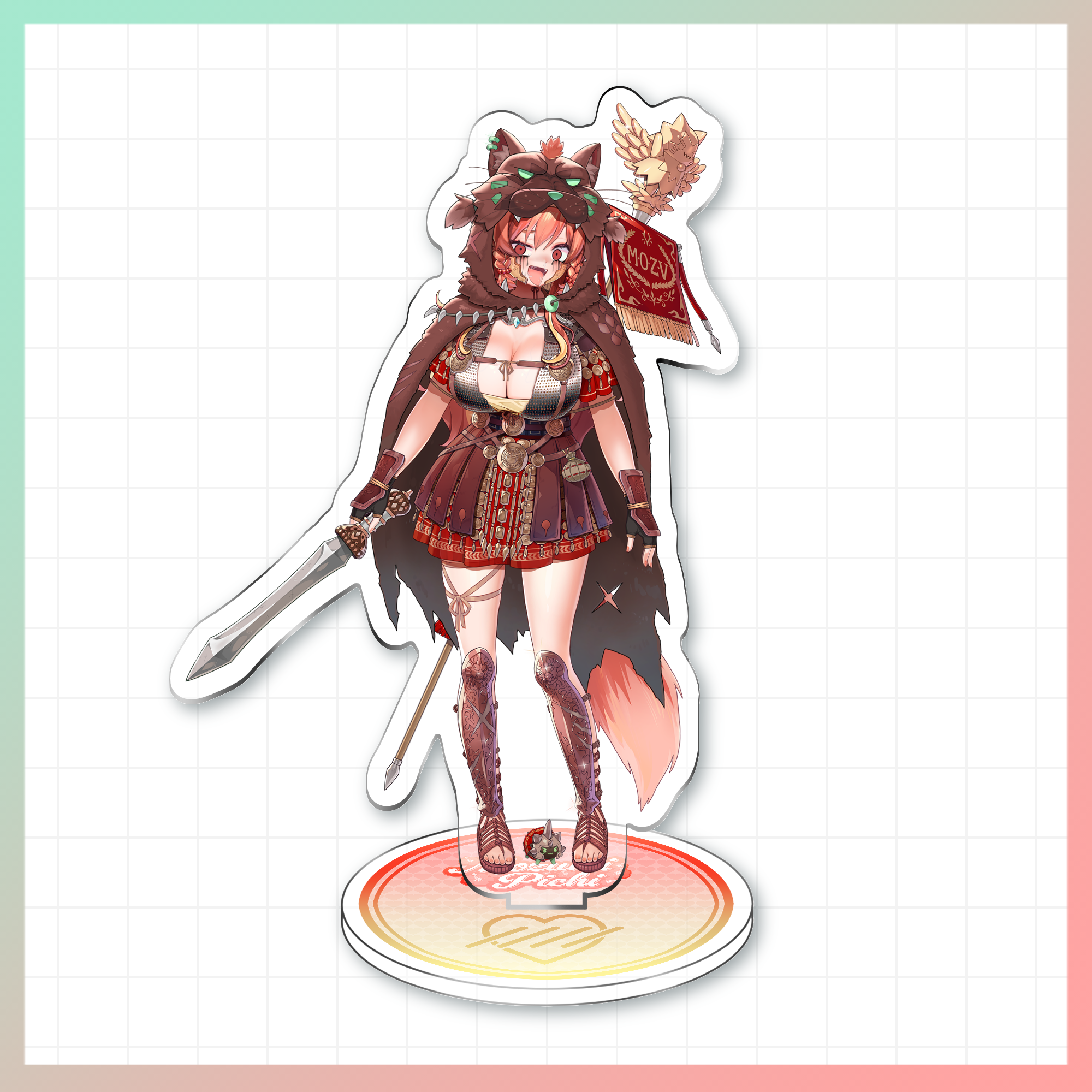 V-Dere Mozumi Pichi Roman Aquilifer Model Standee – V-Oshi