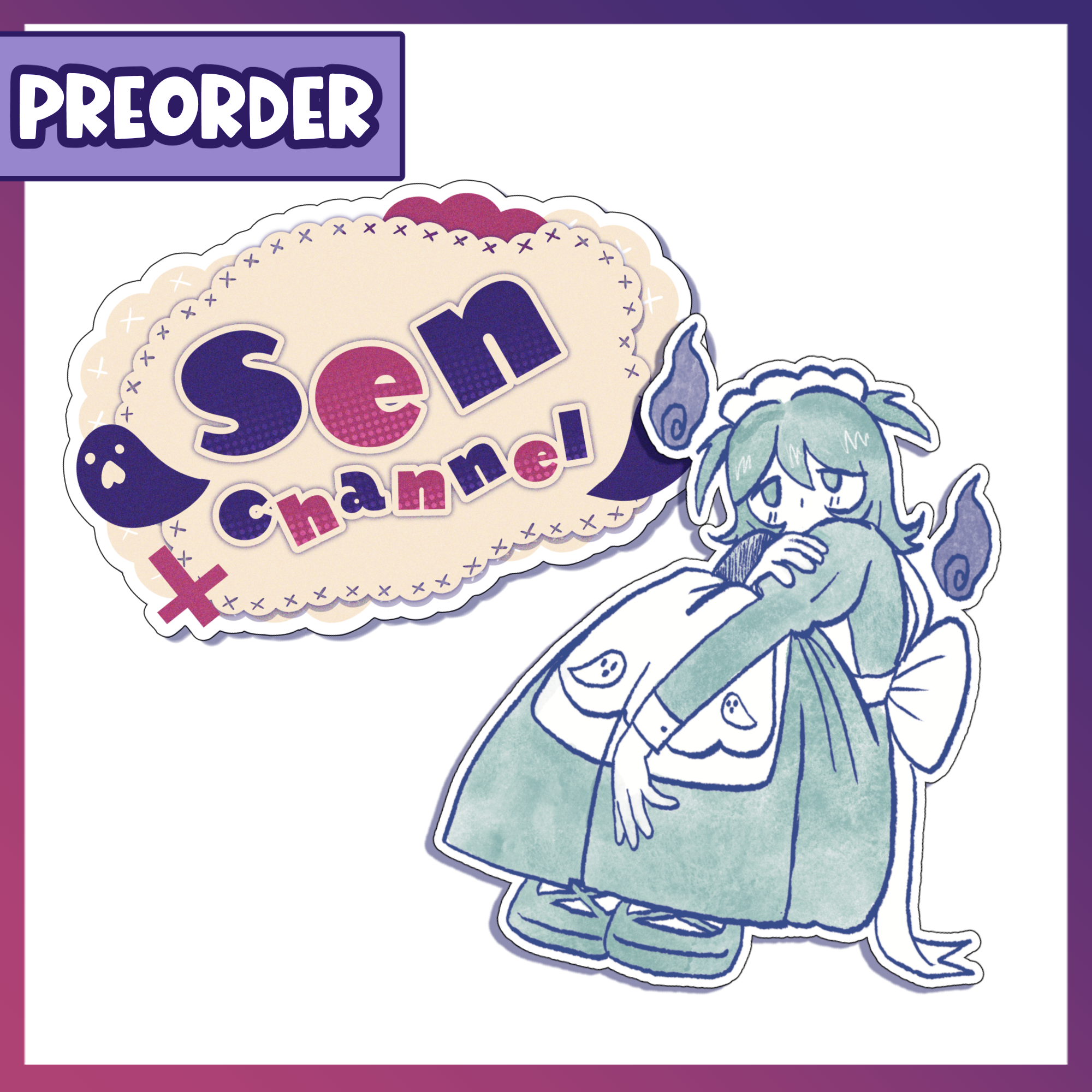 Sen Channel Sticker Set [PREORDER] – V-Oshi