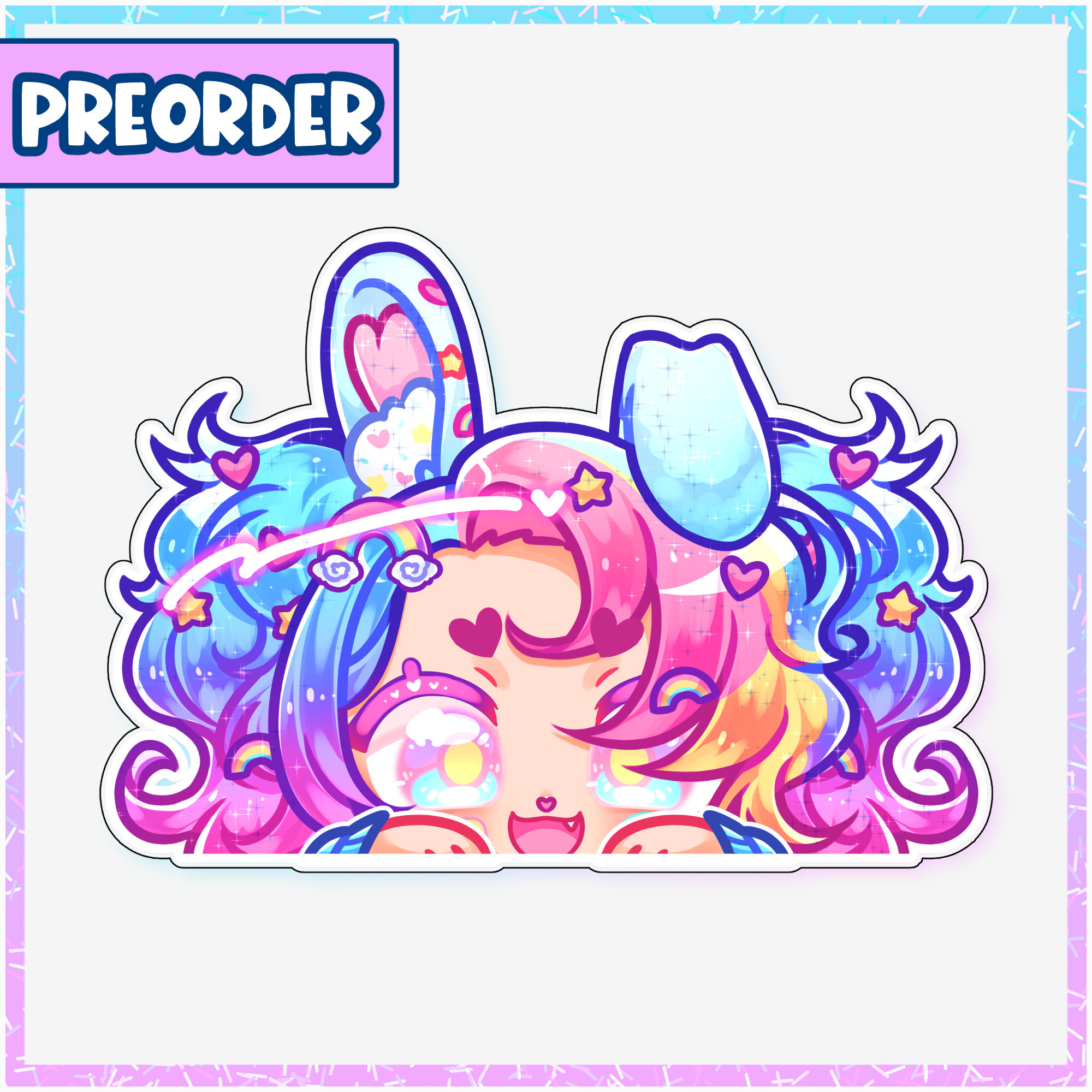 SuperSprinkles Peeker Sticker [PREORDER] – V-Oshi