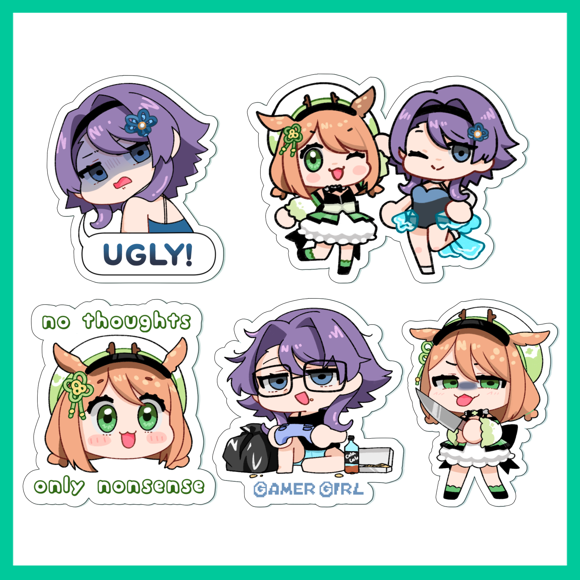 Ecotone Sticker Set – V-Oshi