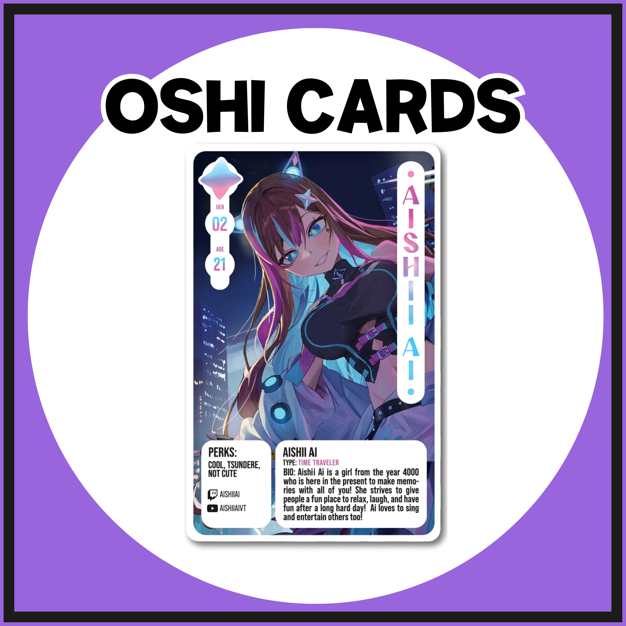 Aishii Ai Oshi Card GEN 02 – V-Oshi