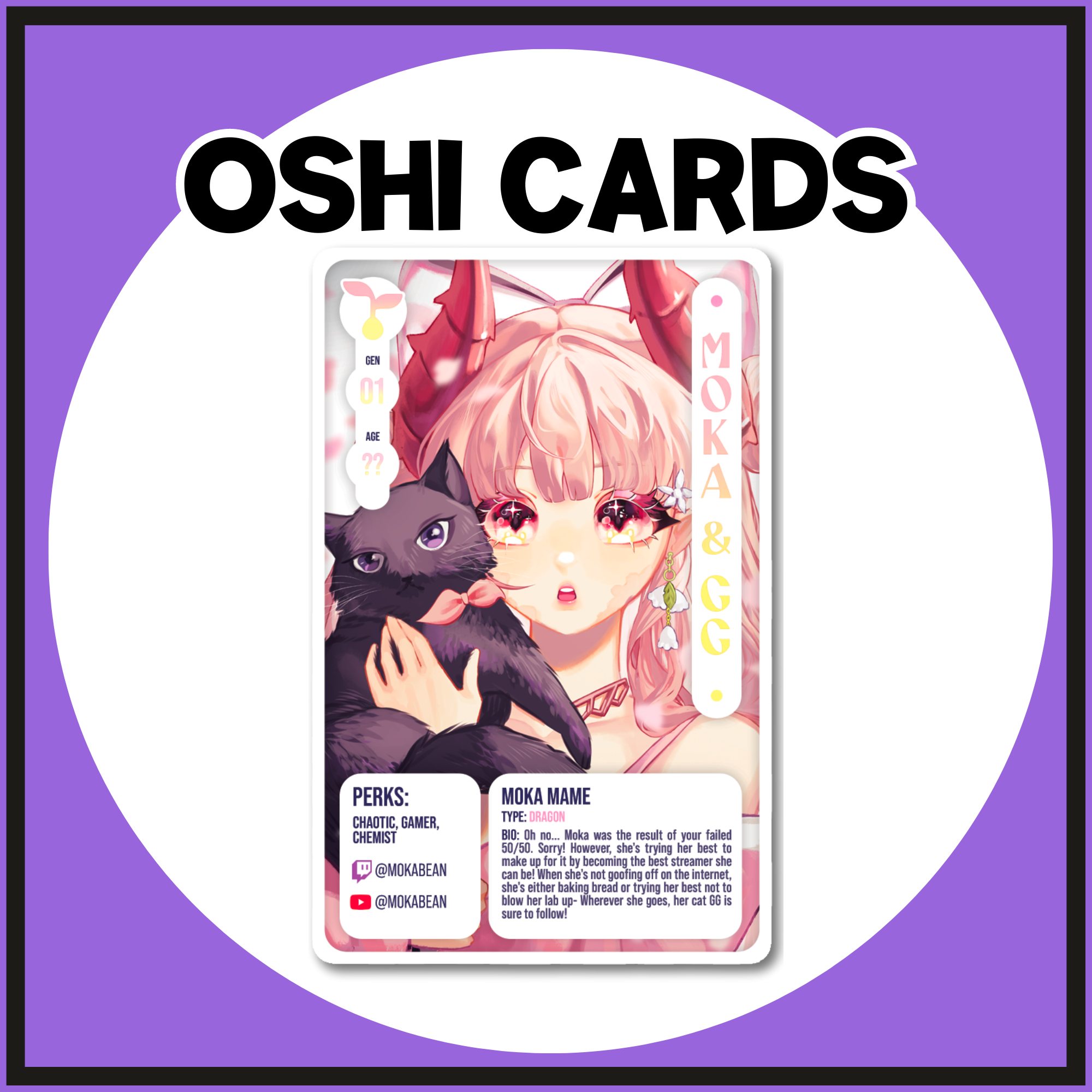 Moka Oshi Card GEN 01 – V-Oshi