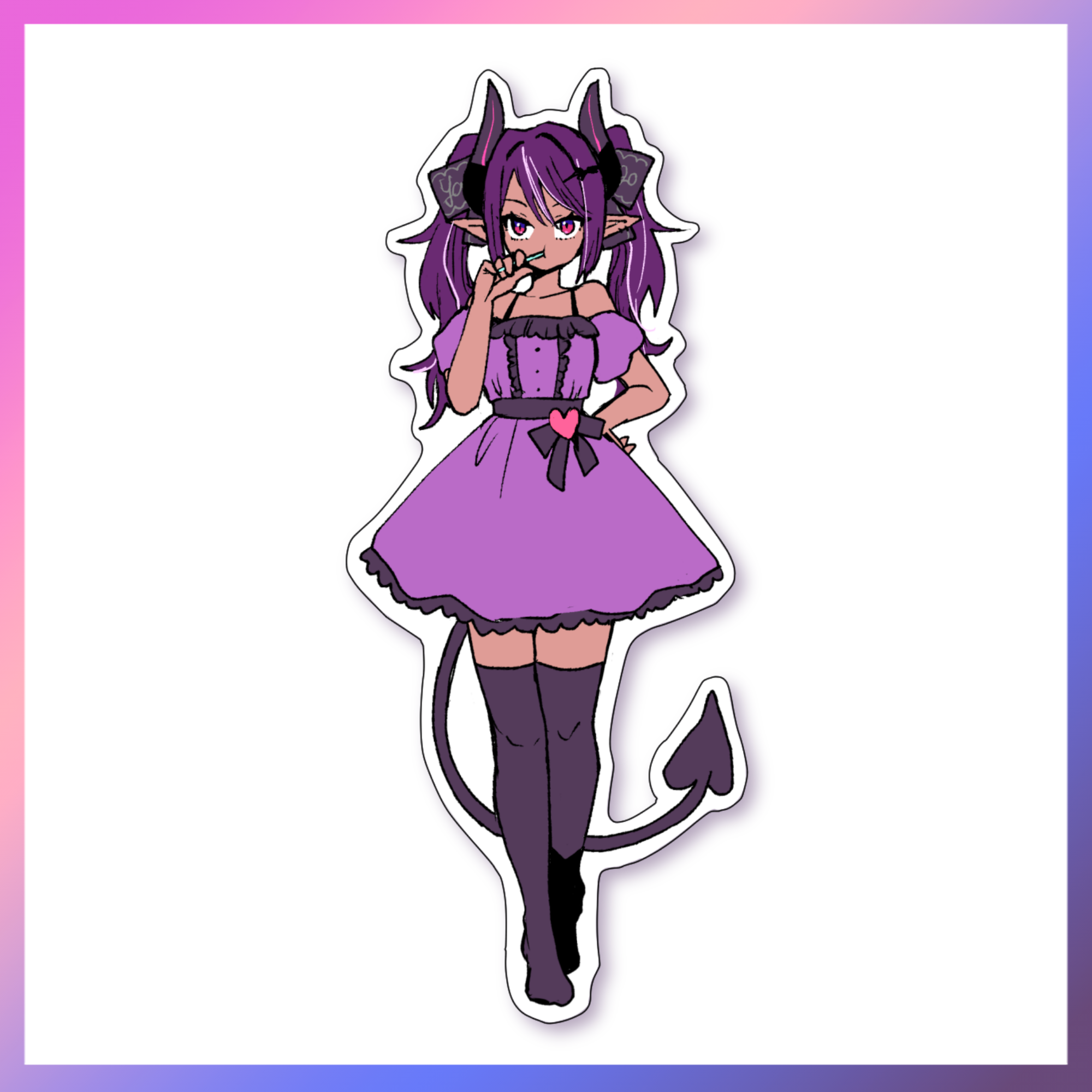 YanchaGoGo Bed Time DropOuts Sticker – V-Oshi