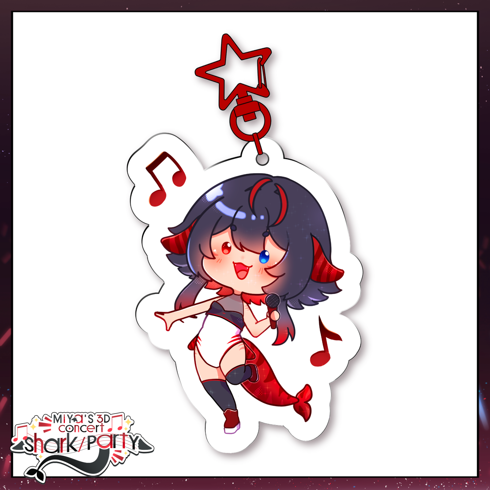 Miya's 3D Concert Keychain – V-Oshi
