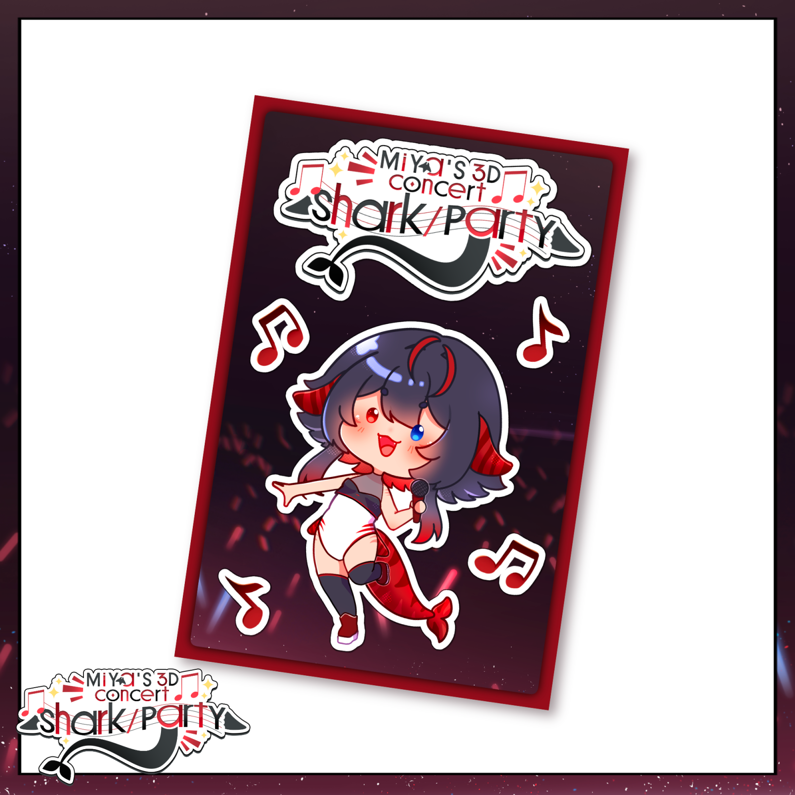 Miya's 3D Concert Sticker Sheet – V-Oshi