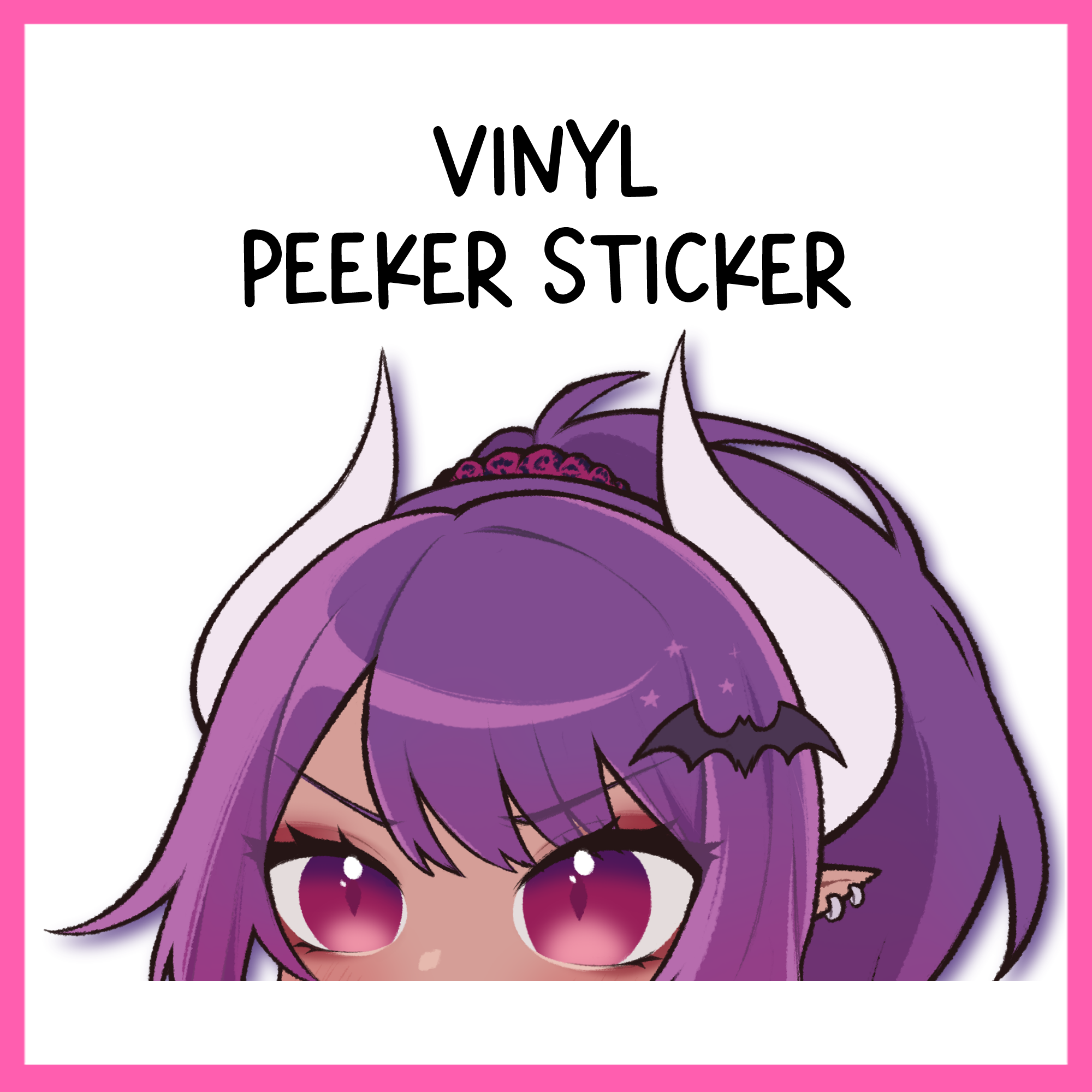 YanchaGoGo Peeker Sticker – V-Oshi