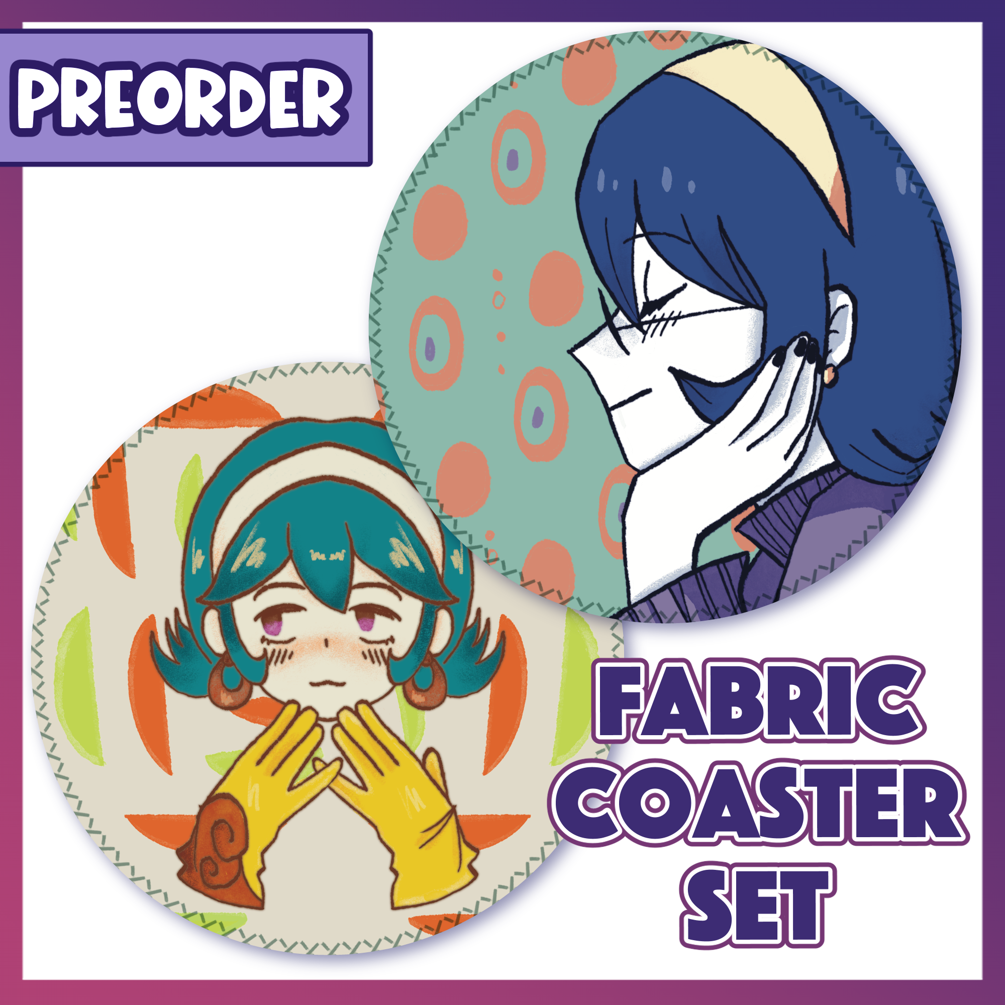 Sen Channel Coaster Set [PREORDER] – V-Oshi