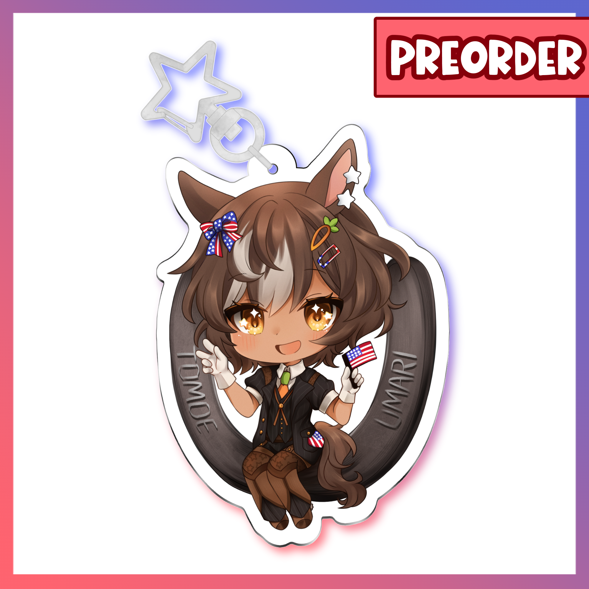 Tomoe Umari Keychain [PREORDER] – V-Oshi
