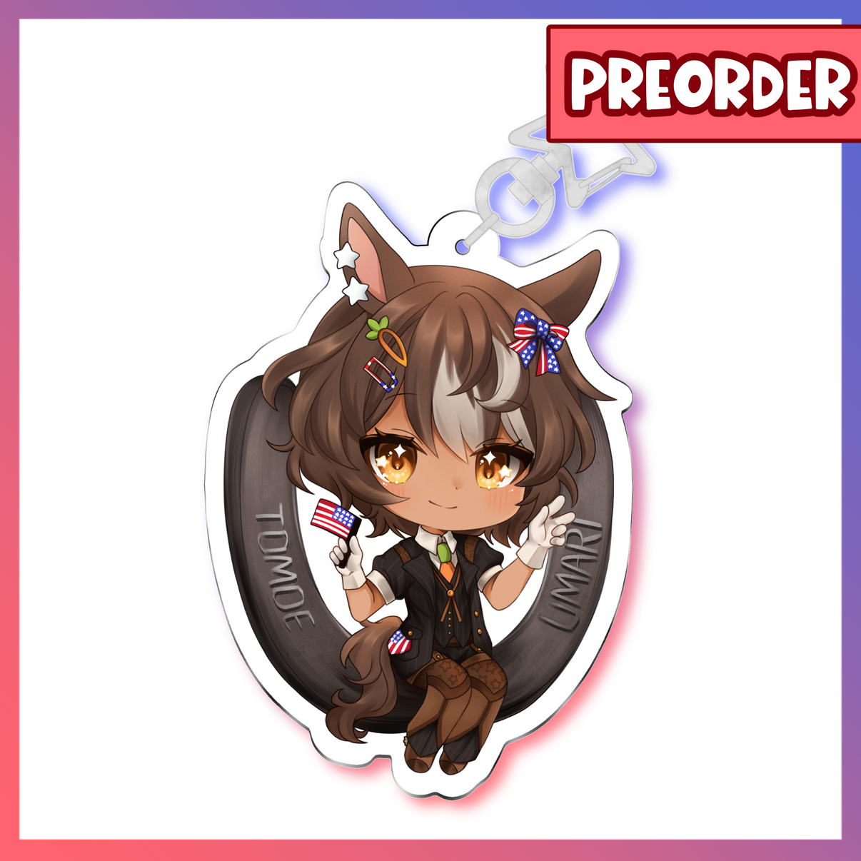 Tomoe Umari Keychain [PREORDER] – V-Oshi