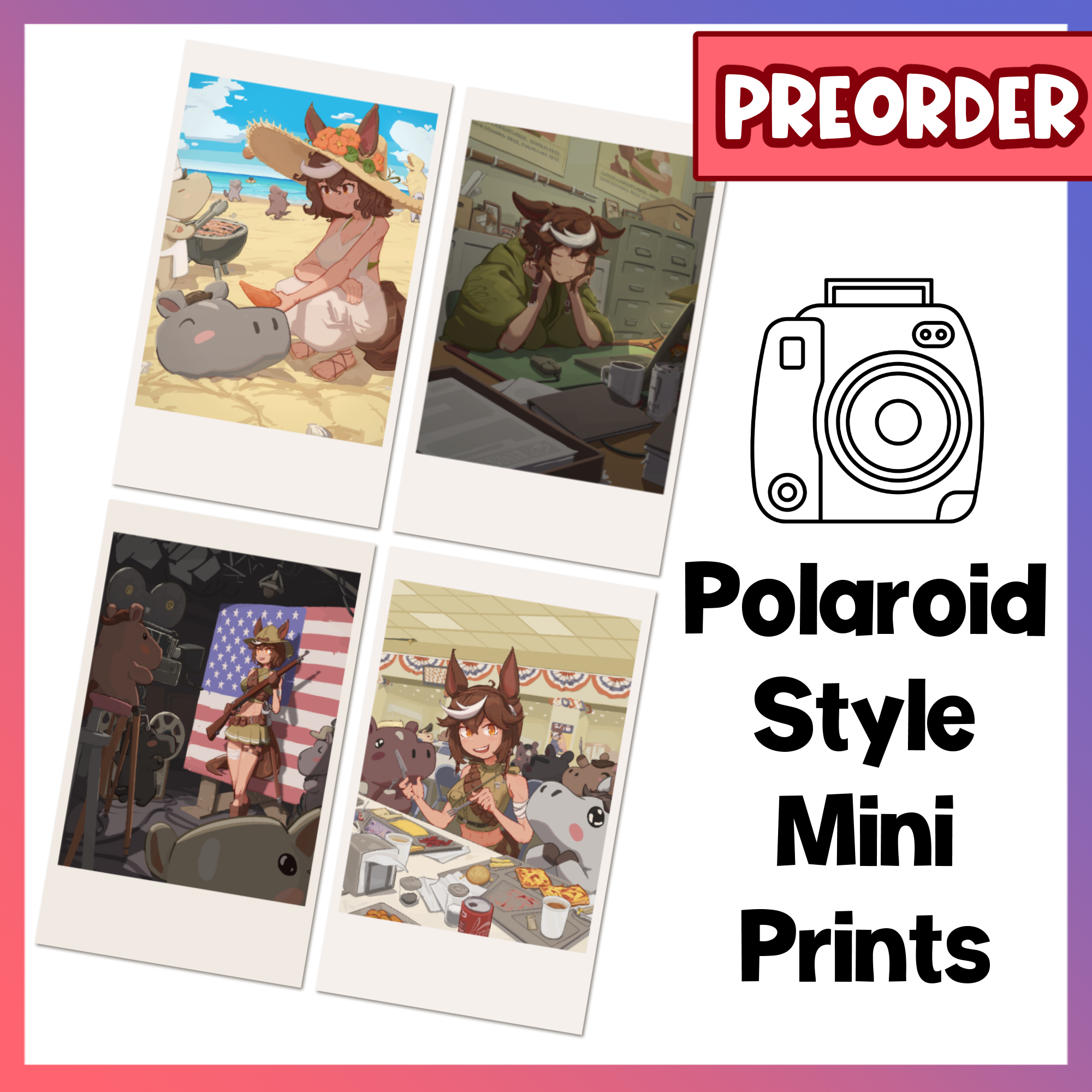 Tomoe Umari Mock-Polaroid Mini Print Set [PREORDER] – V-Oshi
