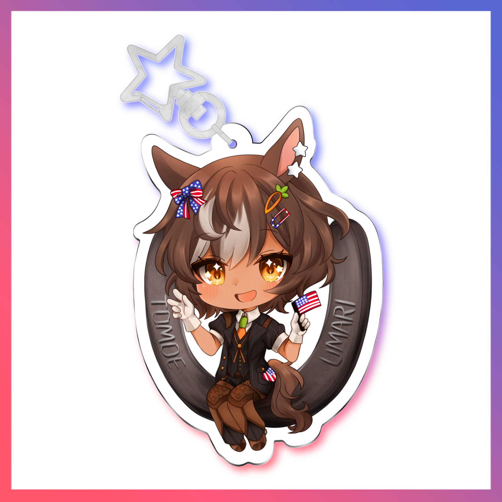 Tomoe Umari Keychain V Oshi