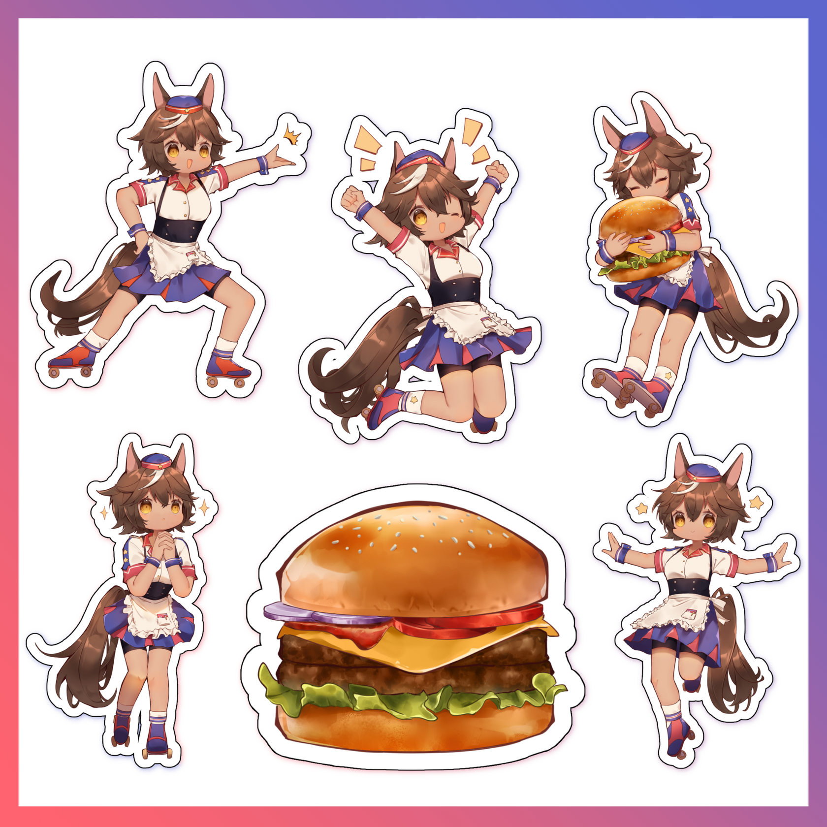 Tomoe Umari Sticker Pack – V-Oshi