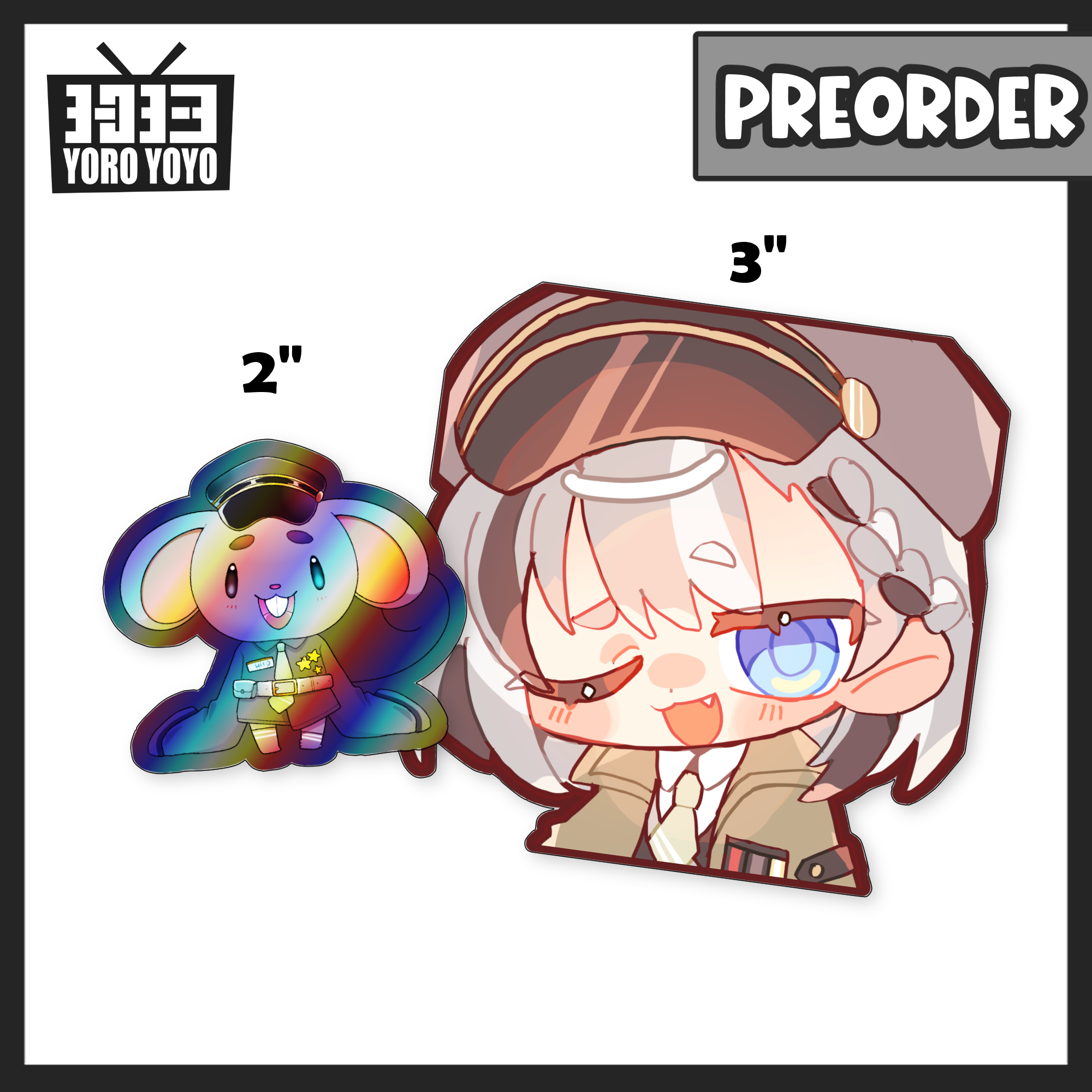 Yoro Yoyo Sticker Pack [PREORDER] – V-Oshi
