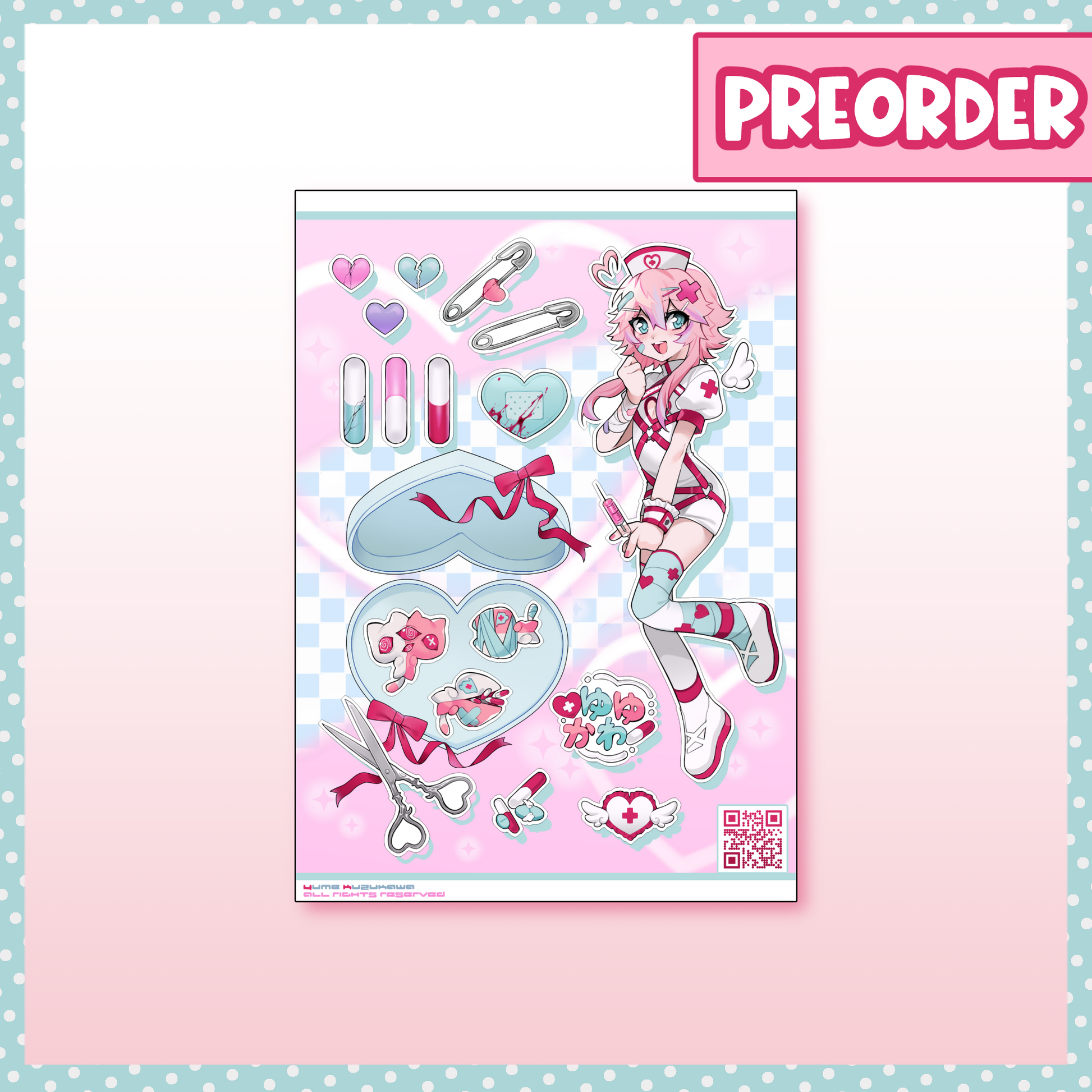 Yume Kuzukawa Sticker Sheet – V-Oshi