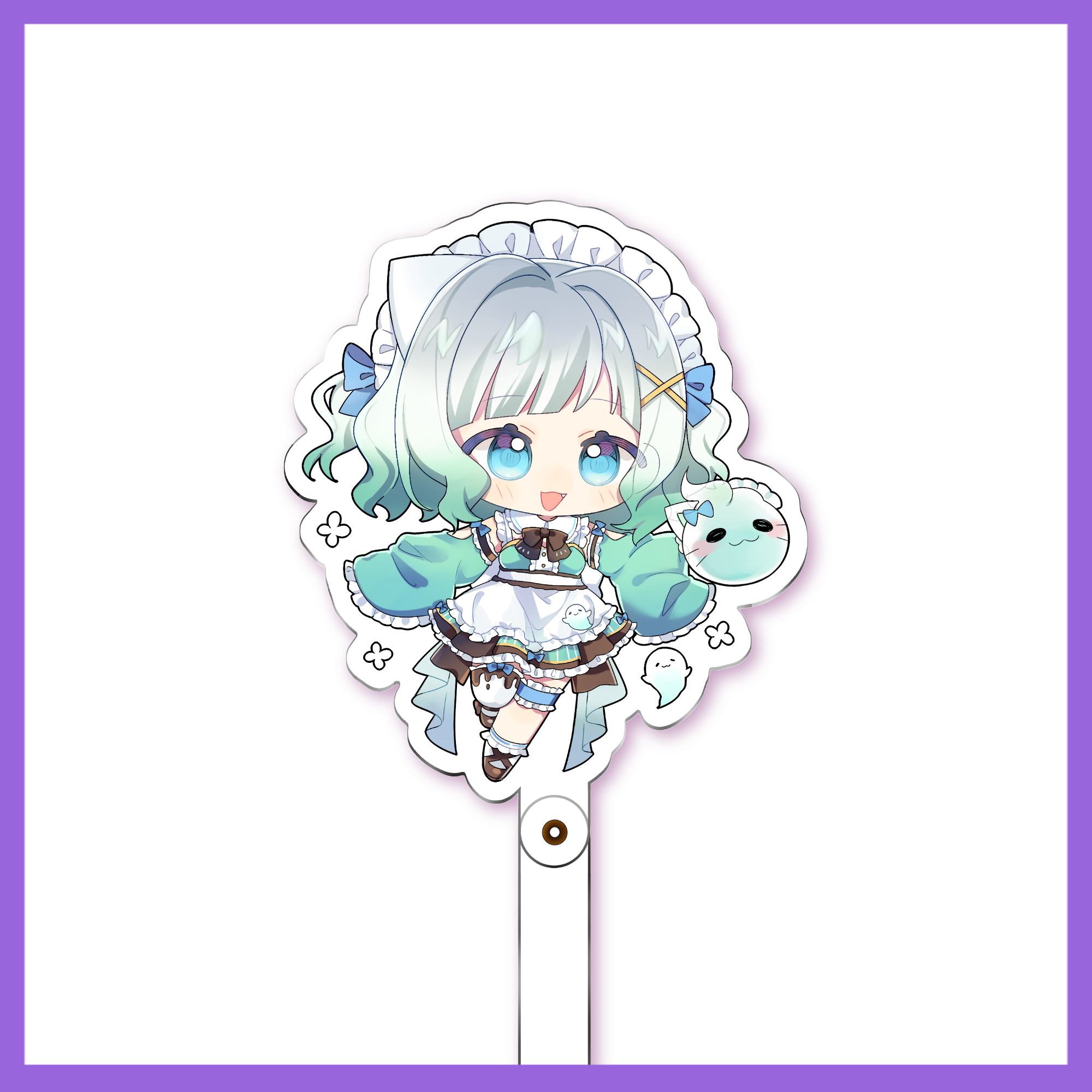 Mint Fantome Chibi Lollipop Standee – V-Oshi