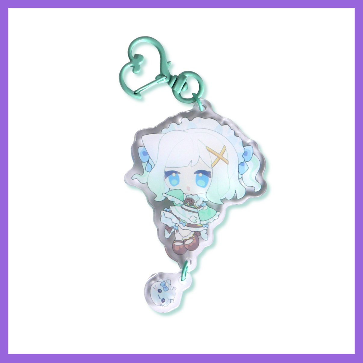 Mint Fantome Keychain – V-Oshi