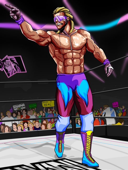 MachoGoSavage Chair Peeker Sticker – V-Oshi